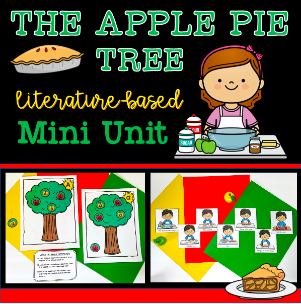 THE APPLE PIE TREE Activities for Preschool and Kindergarten Mini Unit