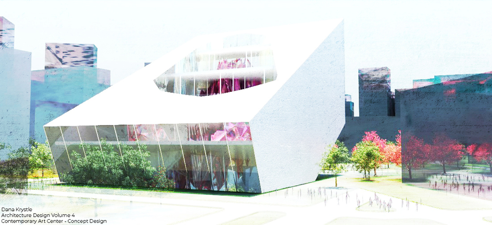 (Rhino3D) Dana Krystle _Contemporary Art Center _ Architecture Design ...
