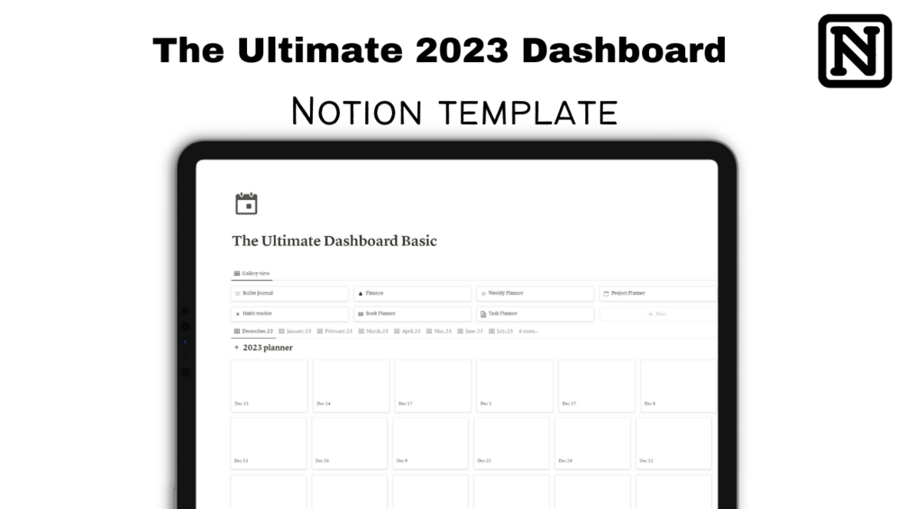 The ultimate 2023 dashboard basic template