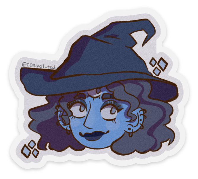 Alt Witch - Clear Sticker