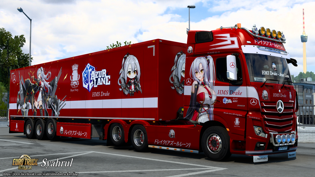 [ETS2] HMS Drake - Azur Lane [Combo Skinpack]