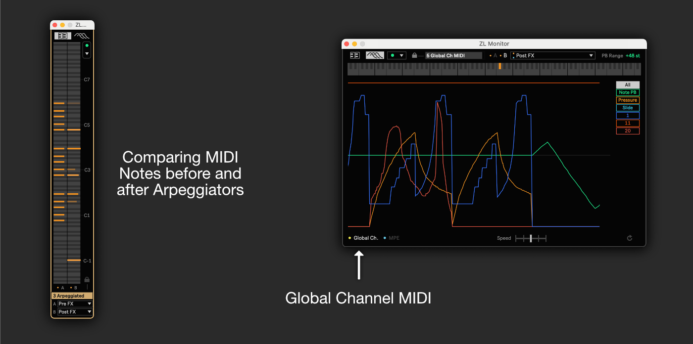 ZL Monitor - Advanced MIDI + MPE Monitor