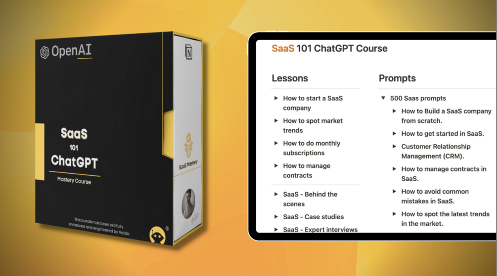 SaaS ChatGPT Master Course 1001
