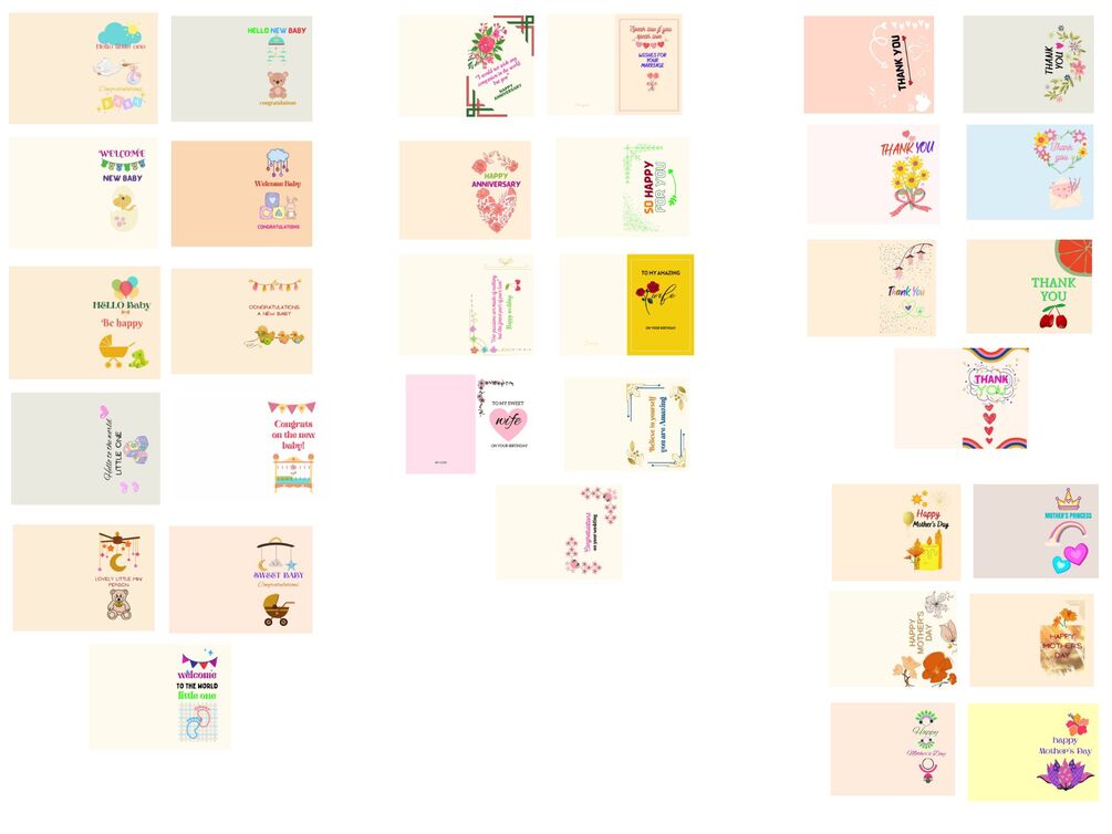 Greeting Cards for All Occasions (Pack of 33) - Congratulations on New ...