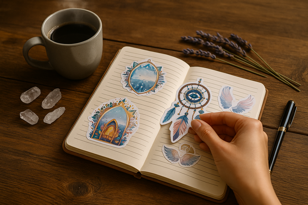 Celestial Harmony – 10 Spiritual Stickers