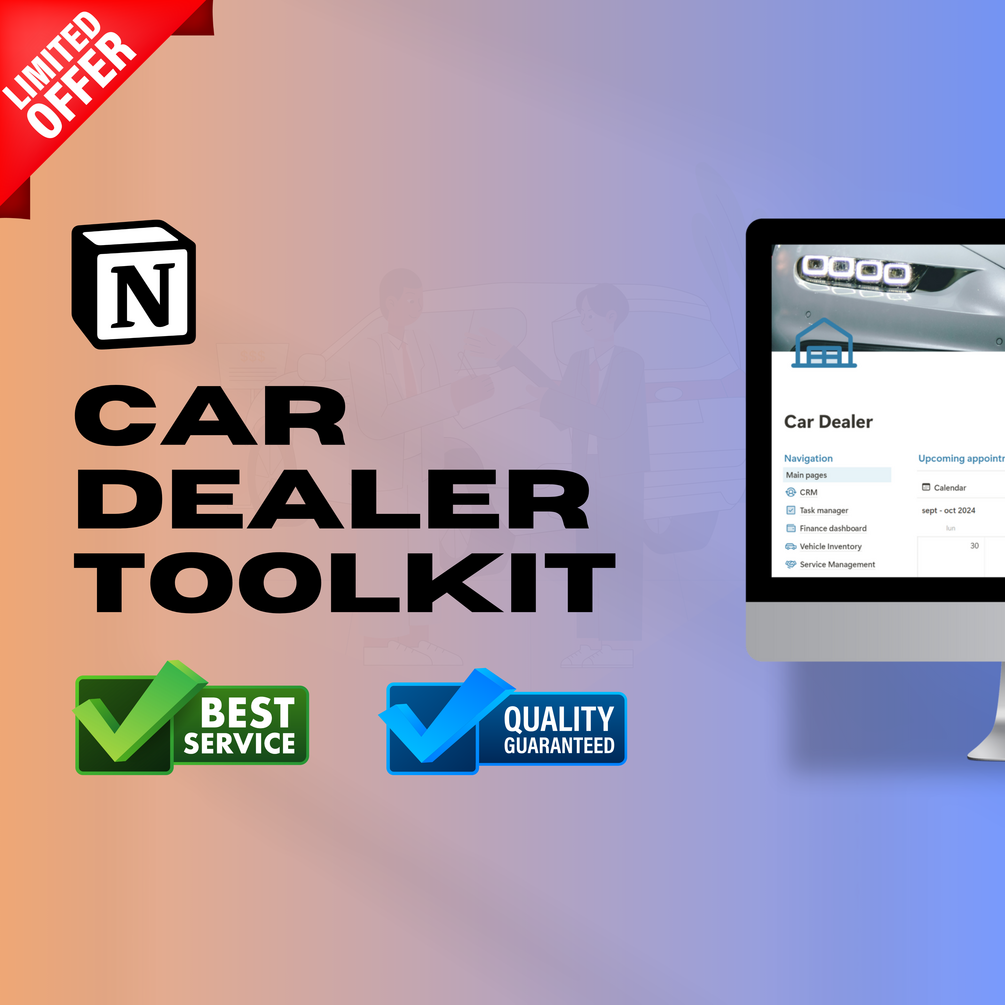 Car Dealer Template Notion