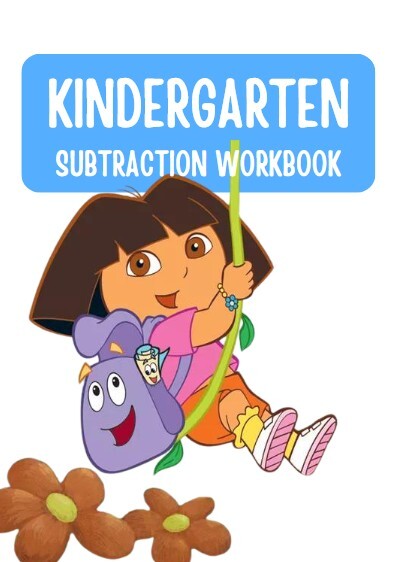 📚 Fun and Colorful Kindergarten Subtraction Math Worksheet 🎨
