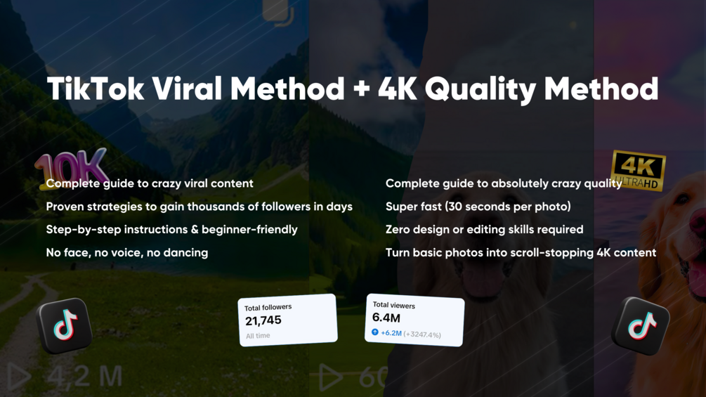Viral TikTok Method + 4K Quality Method