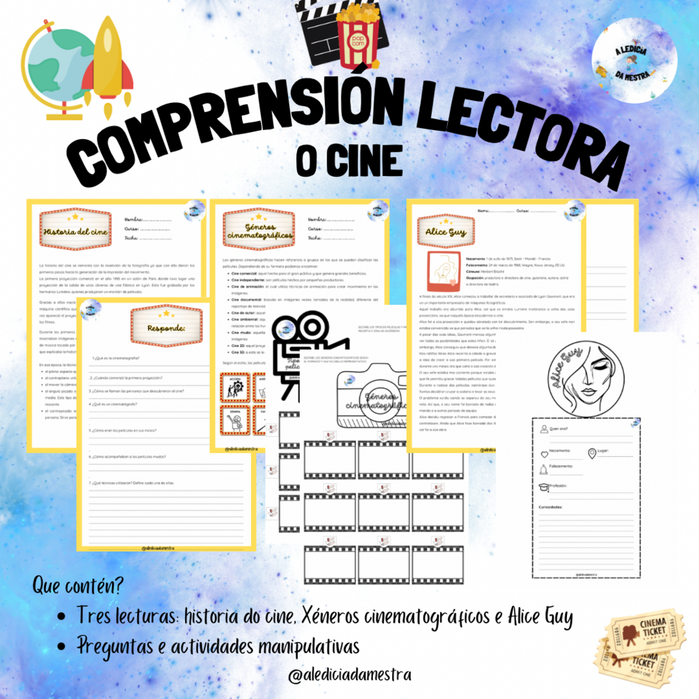 Comprensión lectora CINE