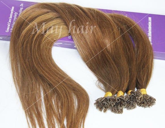 pre-bonded fusion hair extensions , top quality 20inch 1gram/strand ...