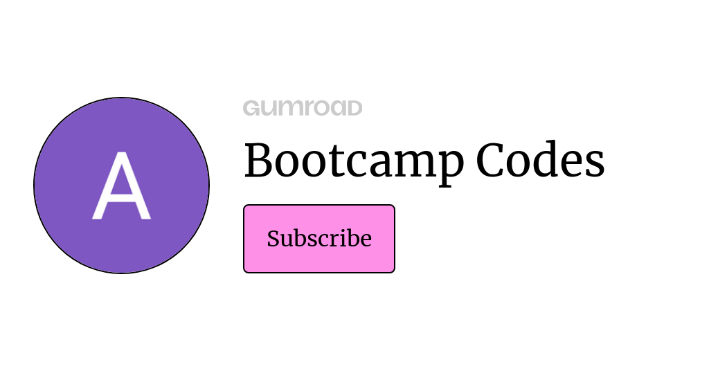 Bootcamp Codes