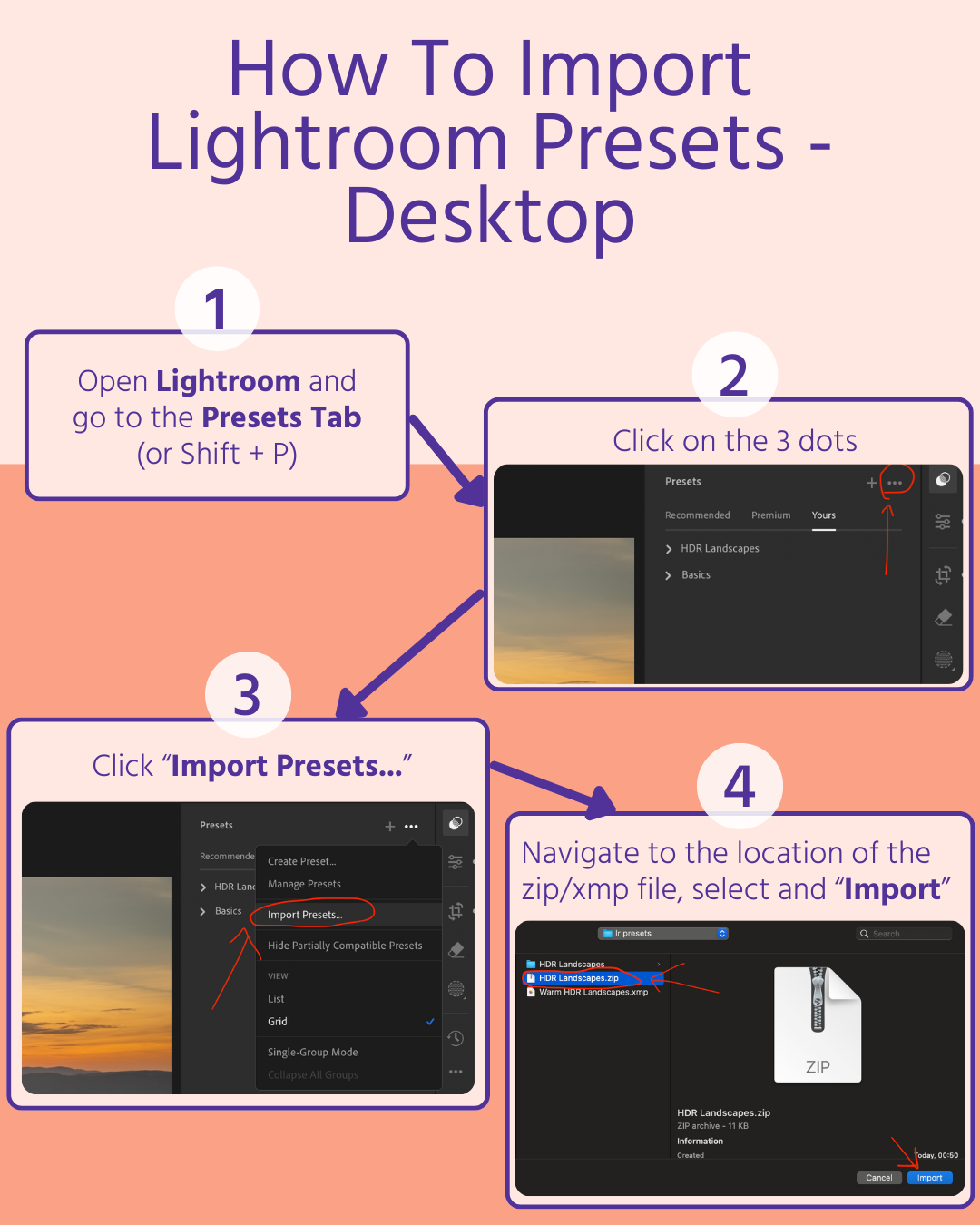 Free How To Import Lightroom Presets - Desktop