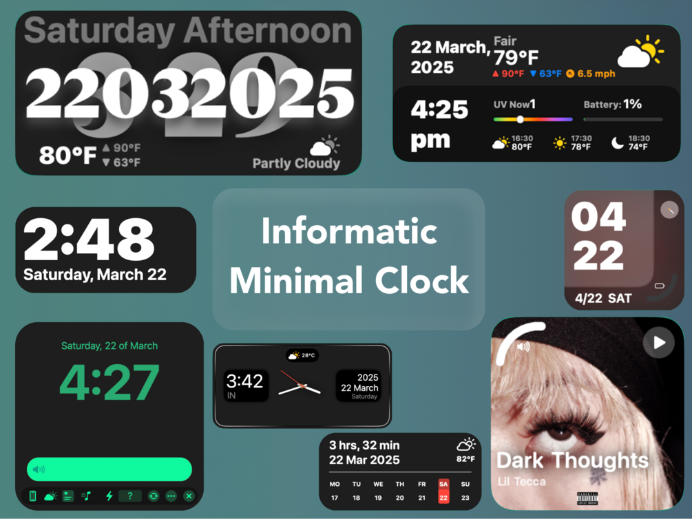 Informatic Minimal Clocks