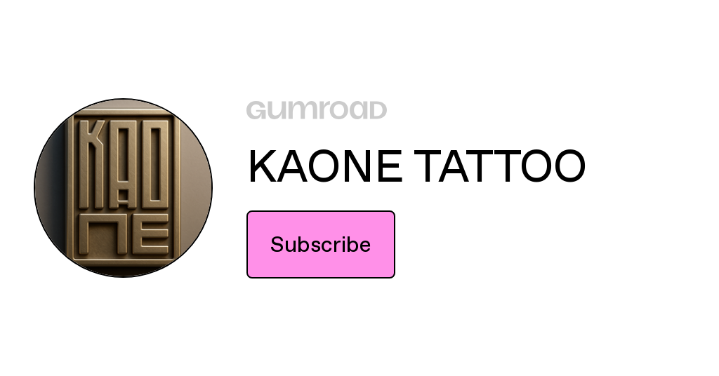 KAONE TATTOO