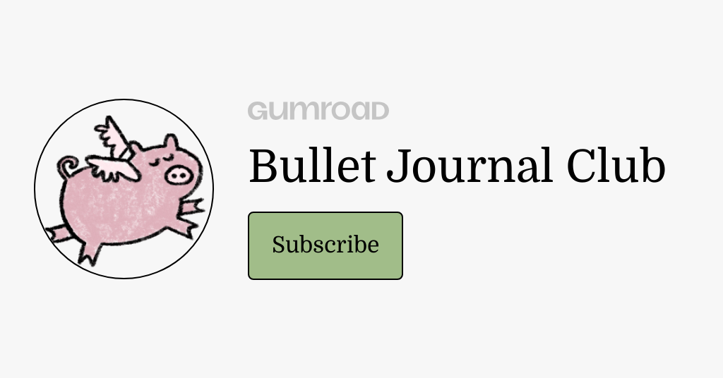 Bullet Journal Club