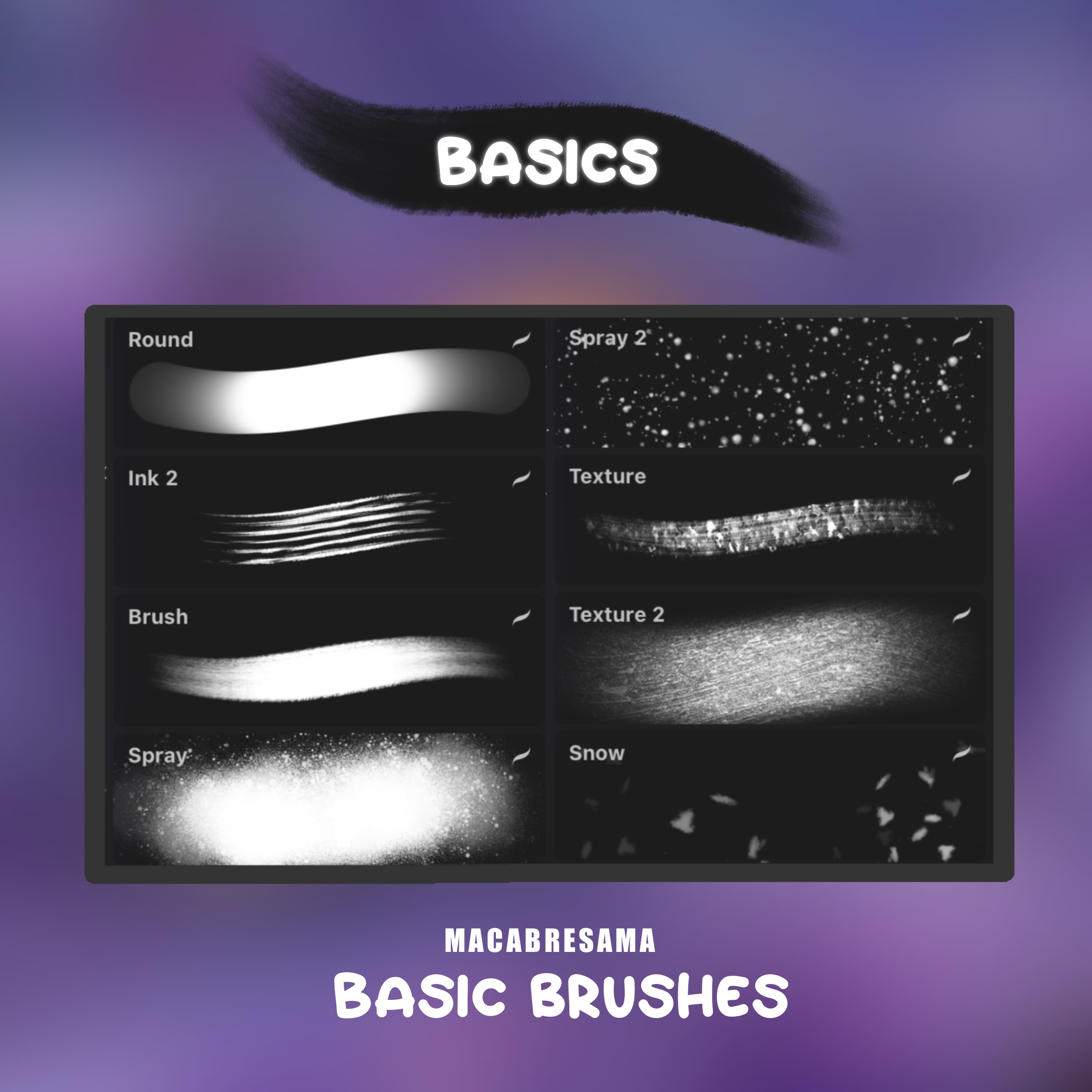 Macabresama Basic Brushes