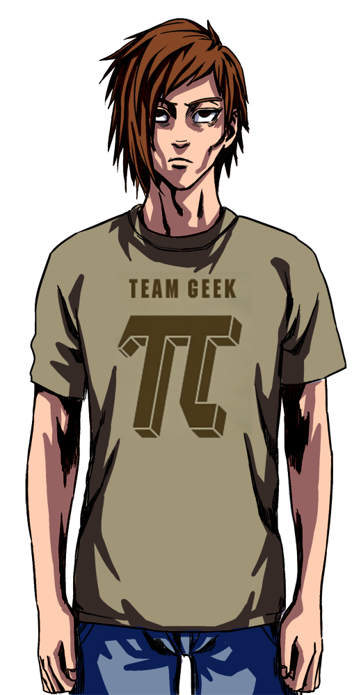 "Team Geek" T-shirt (Model: COMATOSE)