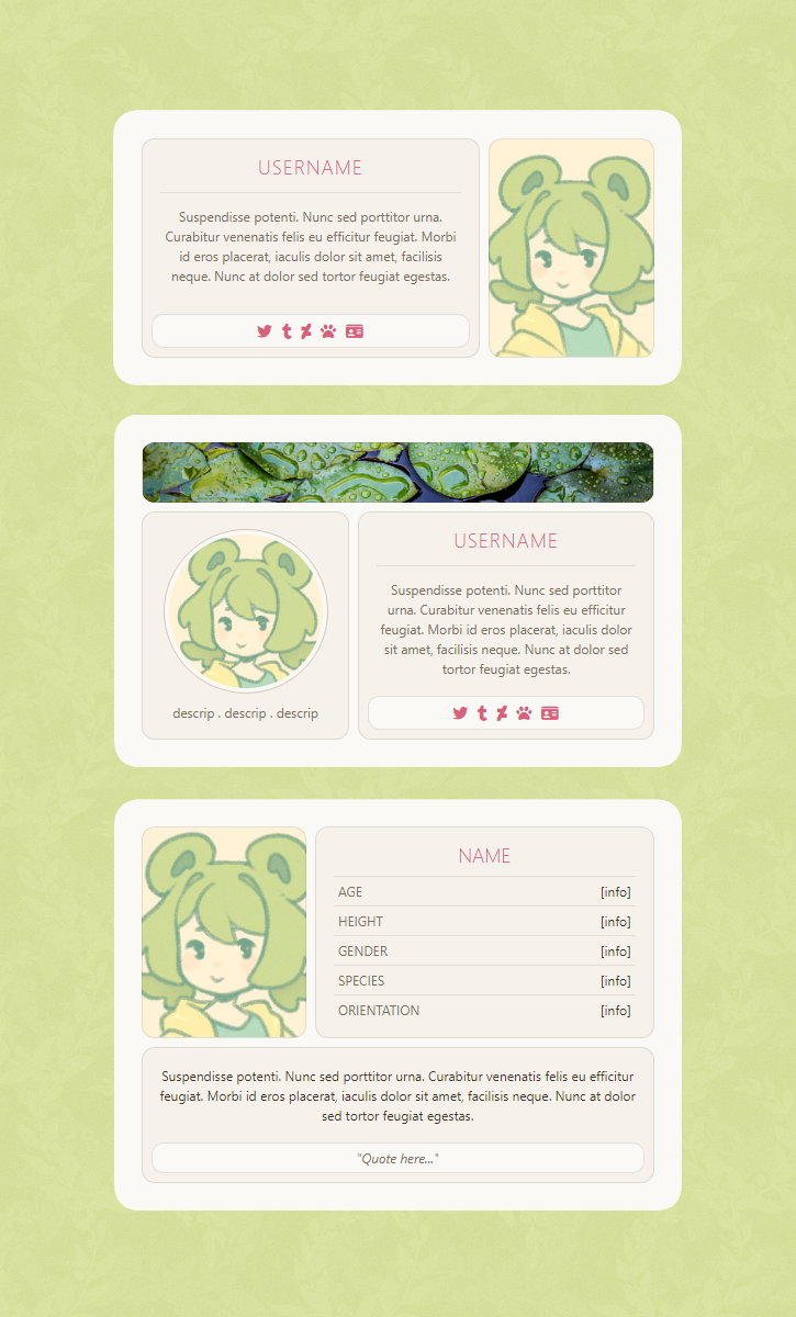 【HTML】Bubble Card Pack