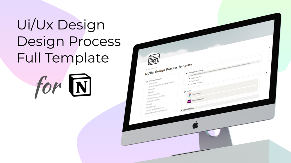 Complete Notion Ui/Ux Design Process Template