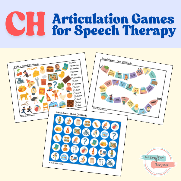 SH Articulation Games for Speech Therapy