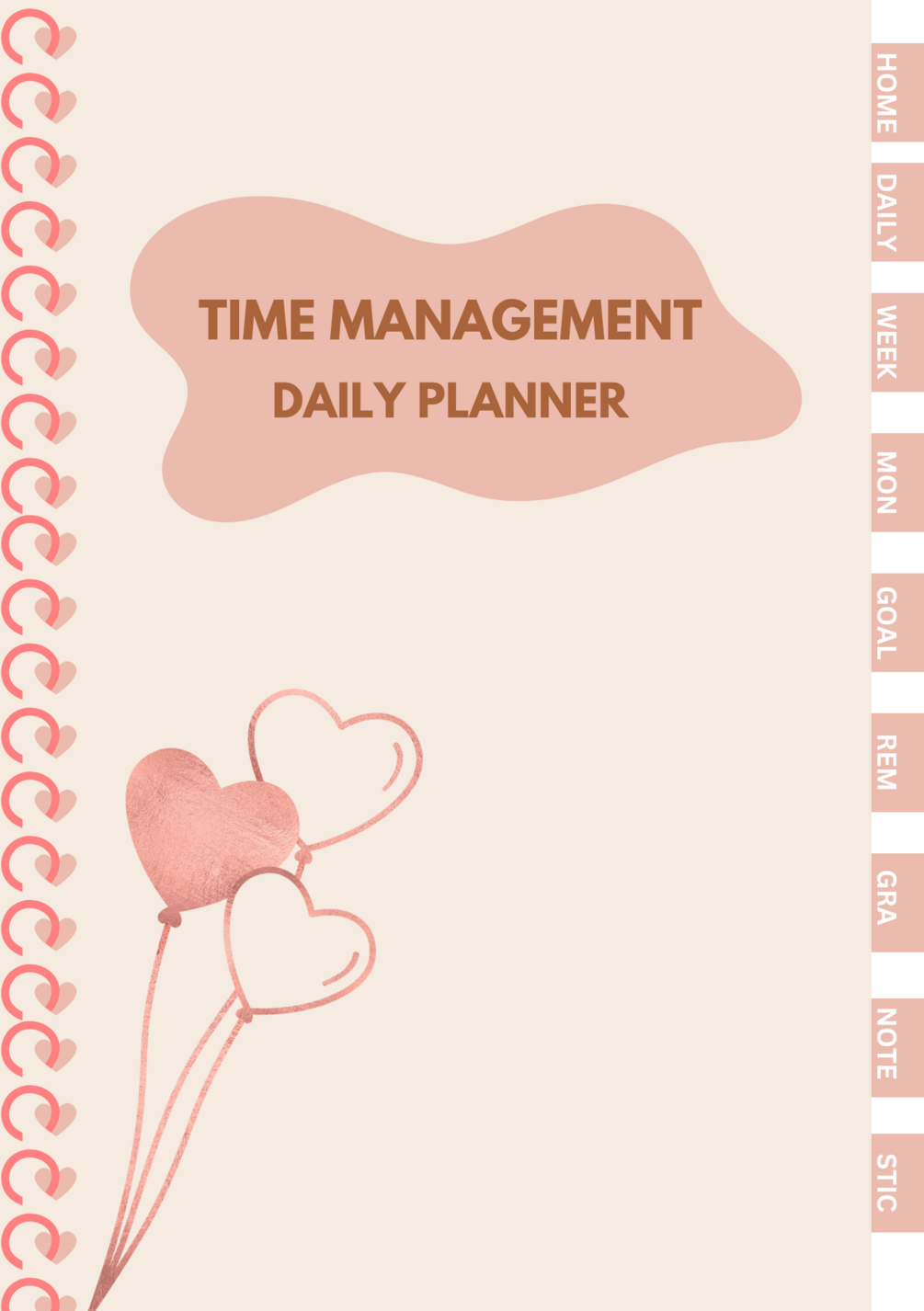 TIME MANAGEMENT DIGITAL PLANNER