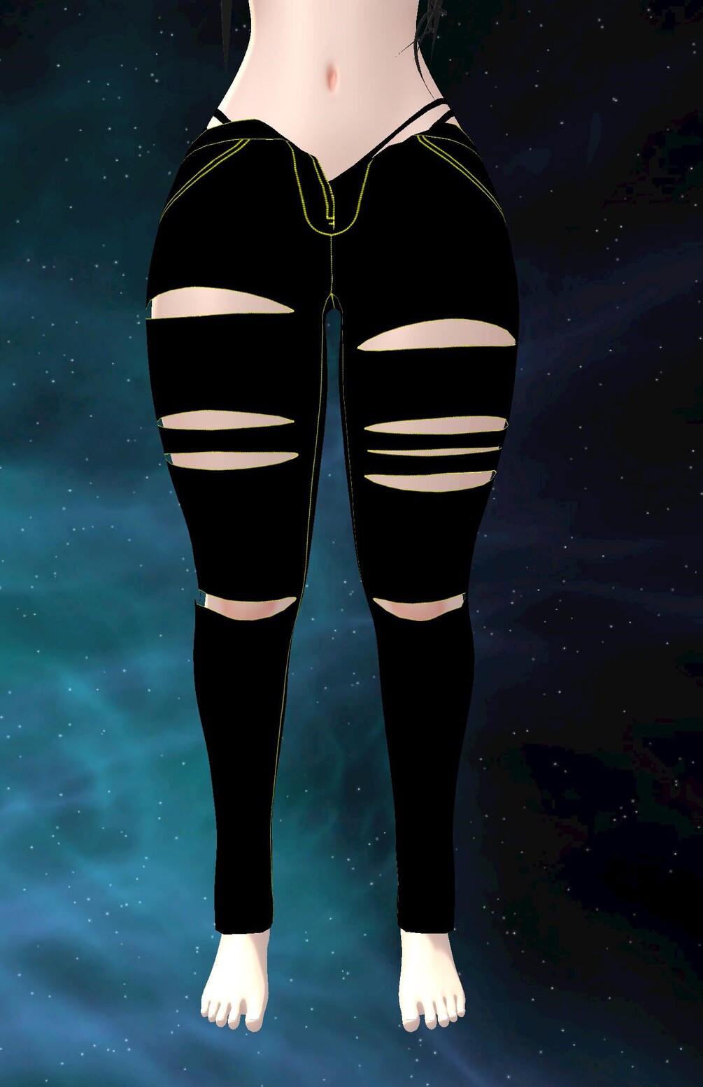 Ripped Jeans and Short Shorts By Mint