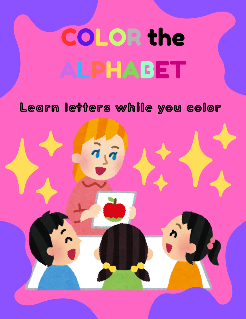 Color the Alphabet – A to Z Printable Coloring Book