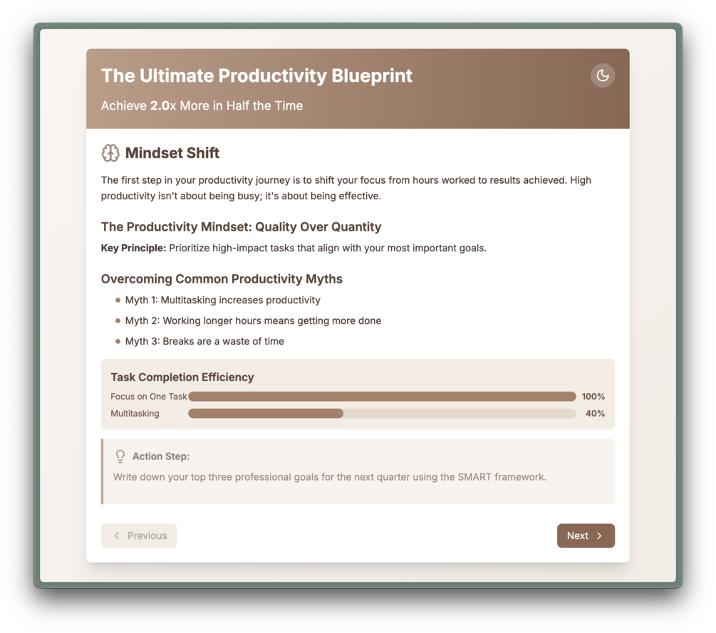 The Ultimate Productivity Blueprint—Achieve 2x More in Half the Time The Ultimate Productivity Blueprint—Achieve 2x More in Half the Time