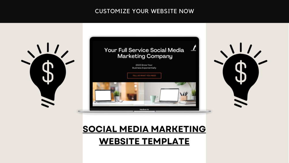 SMMA Website Template Customizable And Easy To Set Up Social Media