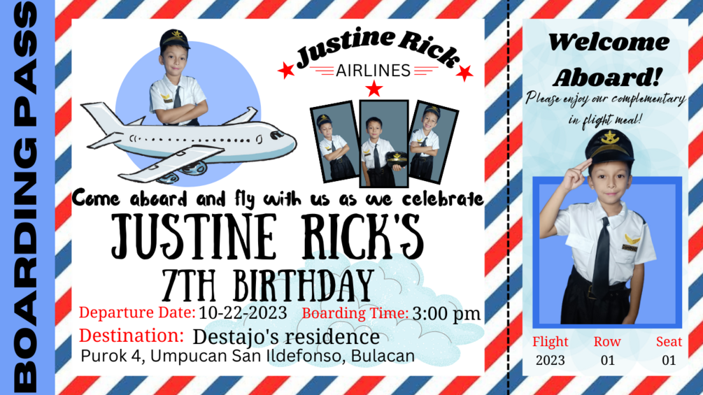 Pilot Theme Invitation