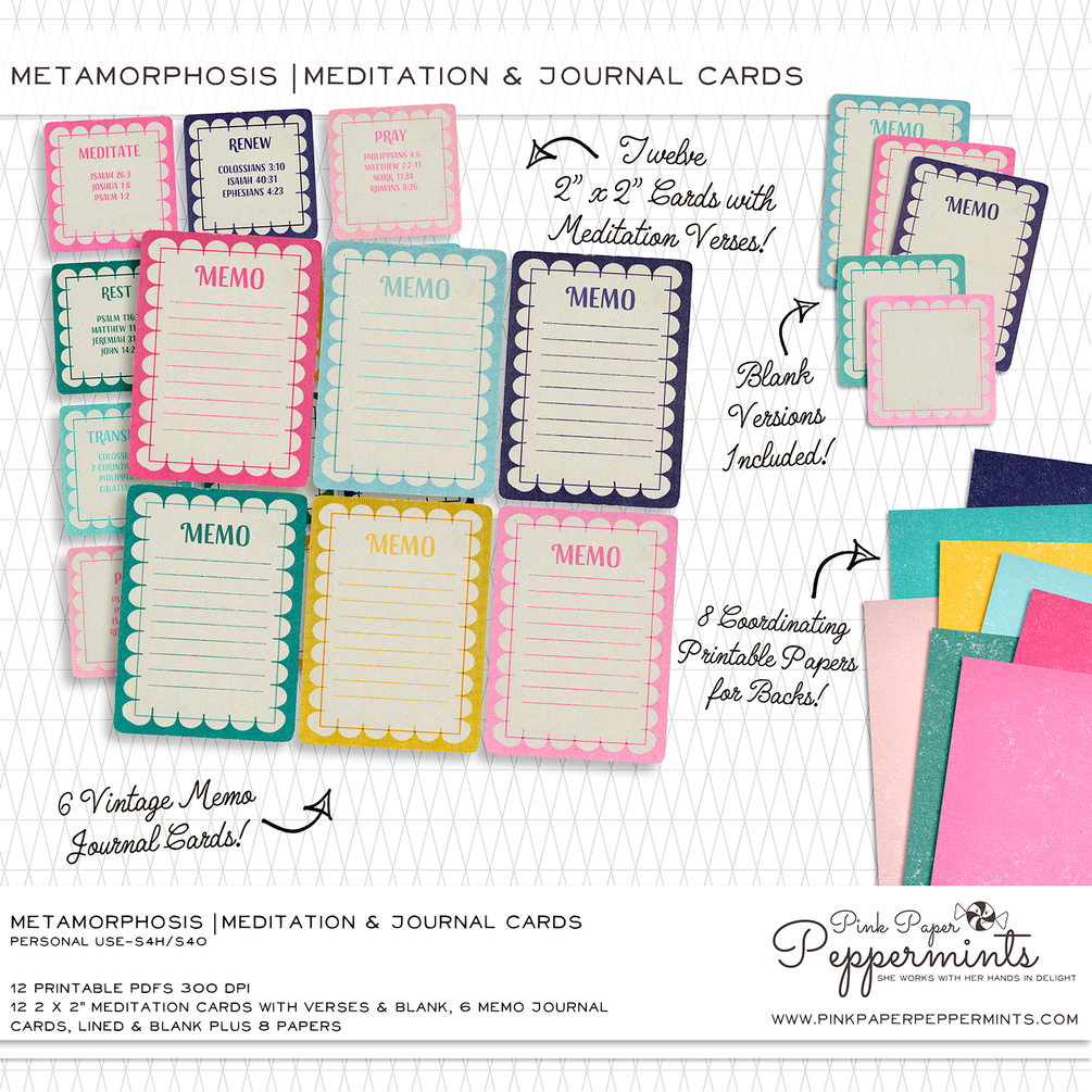 Metamorphosis | Faith Folio Meditation & Journal Cards