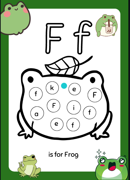 alphabet wonderland printable : color and learn >3