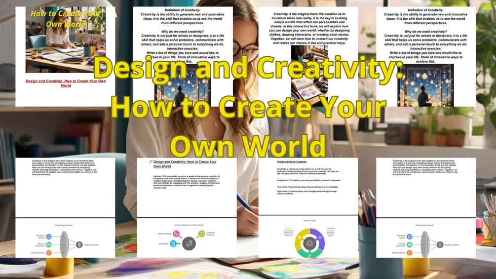 Design and Creativity: How to Create Your Own World
