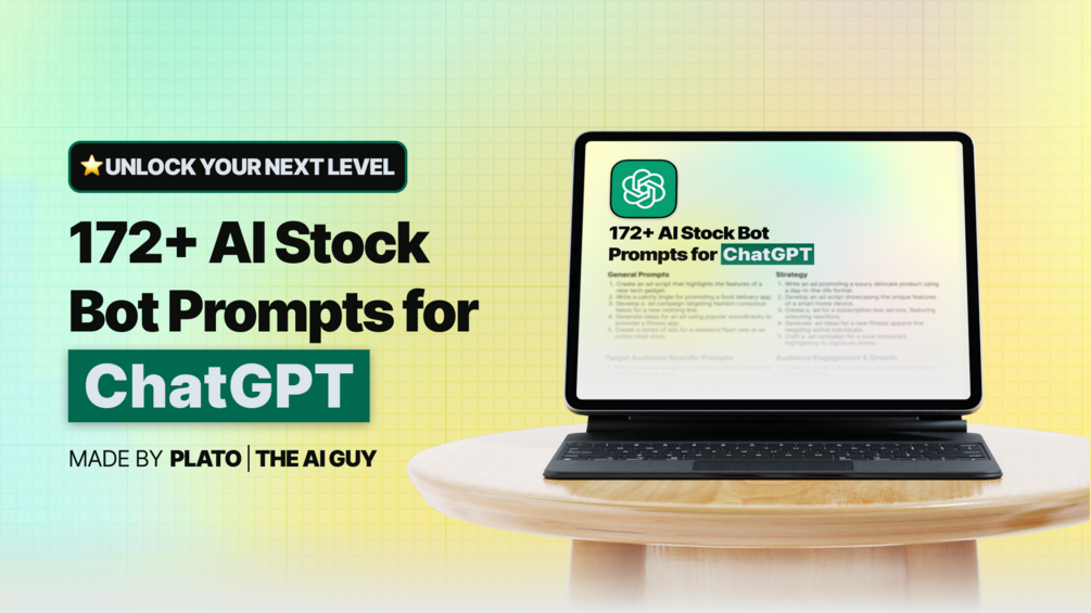 172+ AI Stock Bot Prompts for ChatGPT