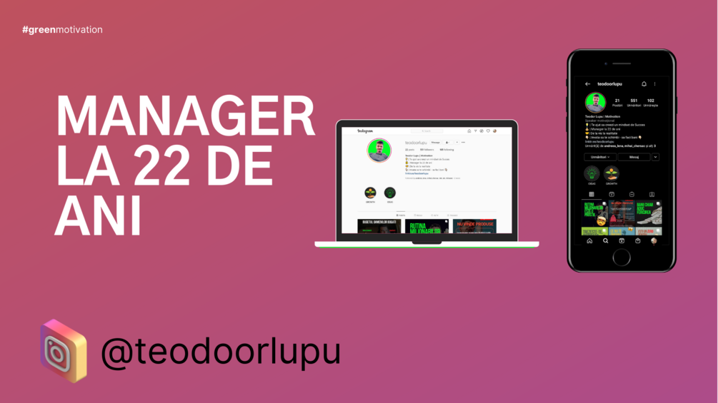 Manager la doar 22 de ani