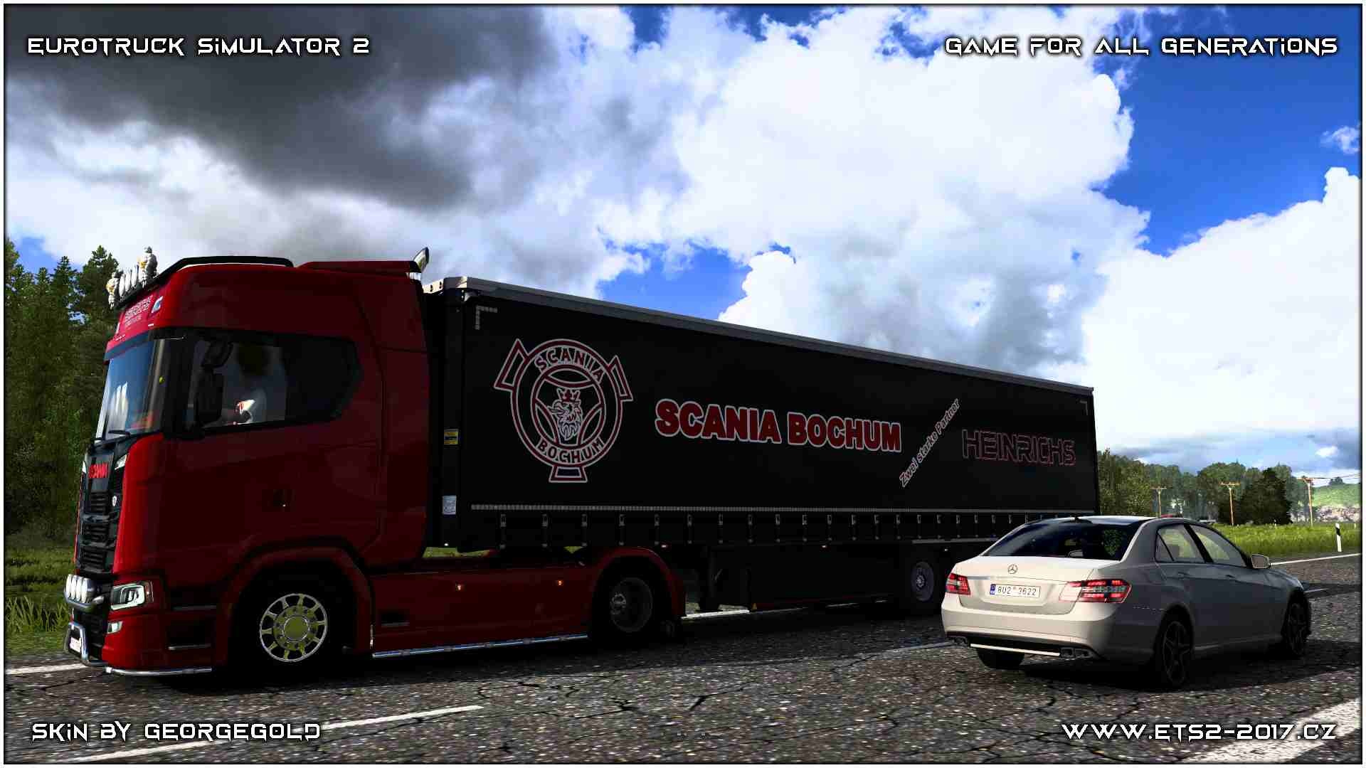 ETS 2 Skin Combo Scania S Heinrichs Pack 1+4