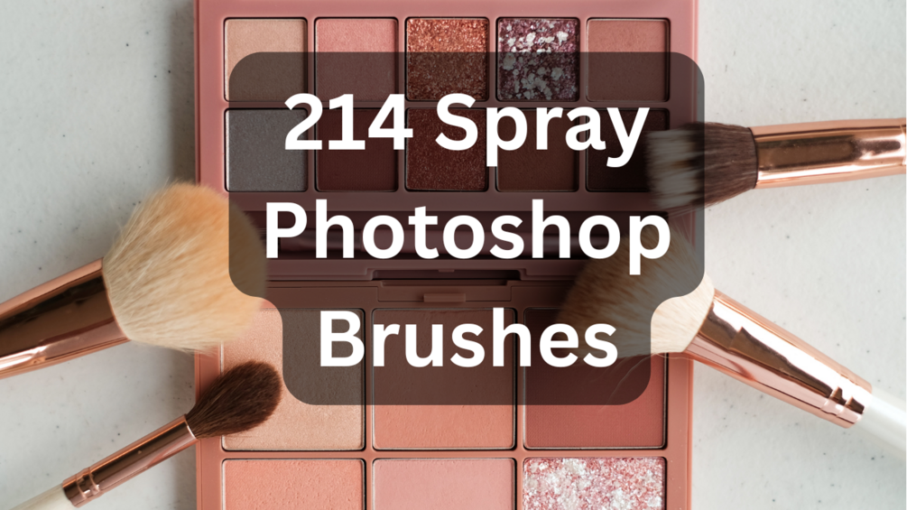 214 Spray Photoshop Brushes