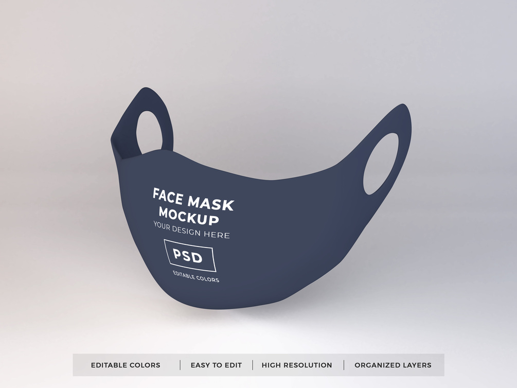 Face mask Mockup Vol 2