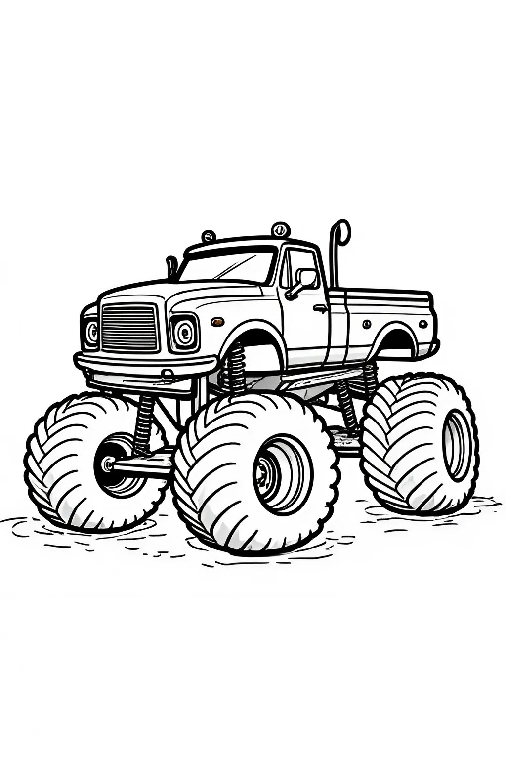 Monster Truck Coloring Adventures!