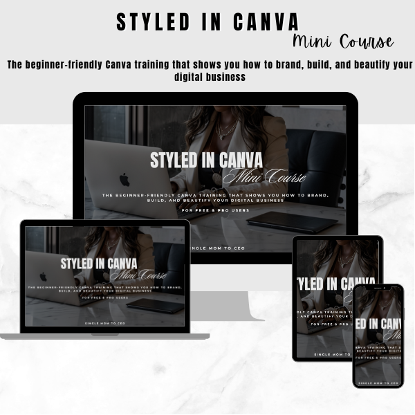 Styled in Canva Mini Course