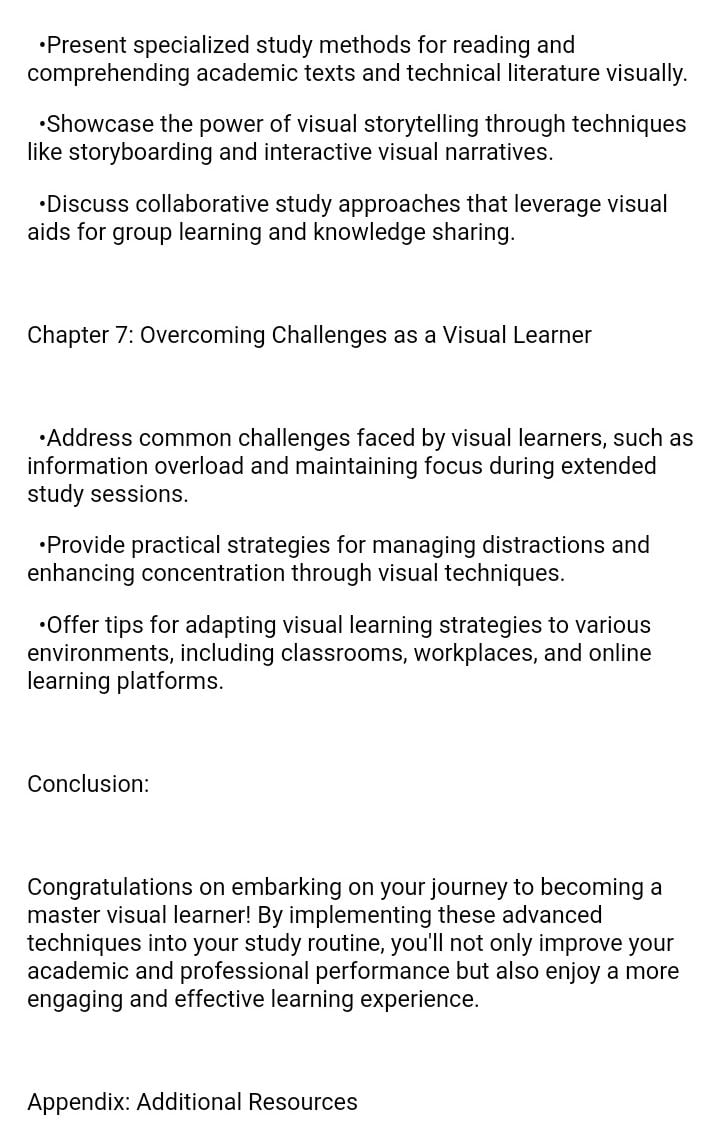 Visual Learner's Guide: Mastering Effective Study Techniques