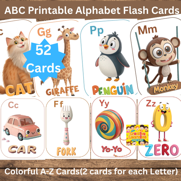 100+ Colorful Montessori Flash Cards Bundle for 60% discount : Alphabet ...