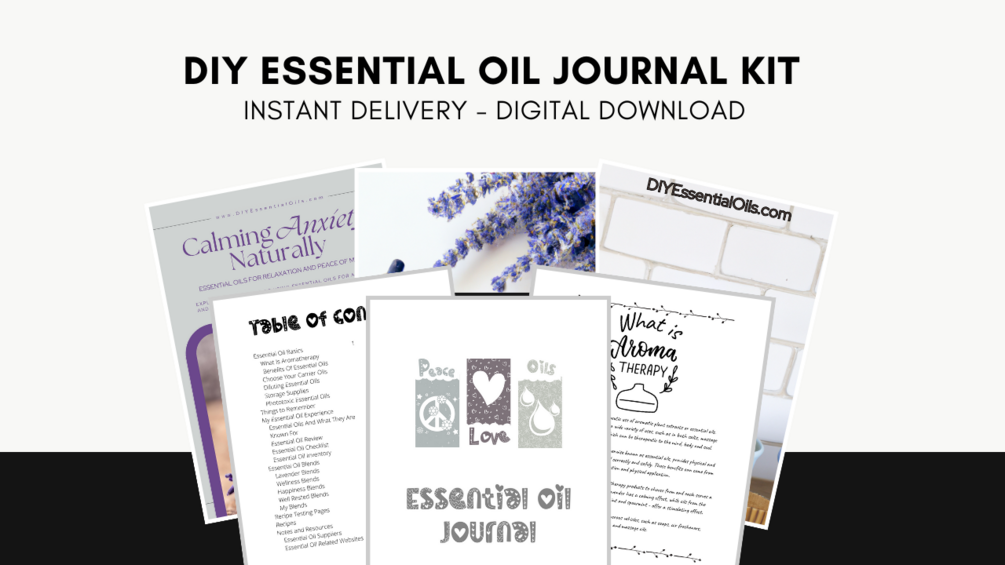 DIY Essential Oil Journal Kit and Bonus Items