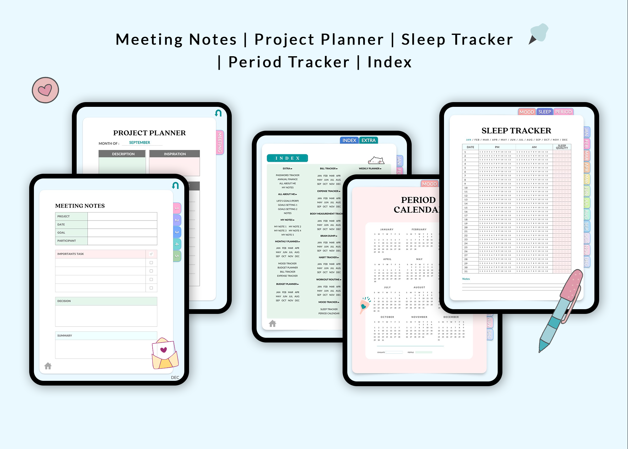 New 2023 Digital Personal Planner : Get Organized and Reach Your Goals ...