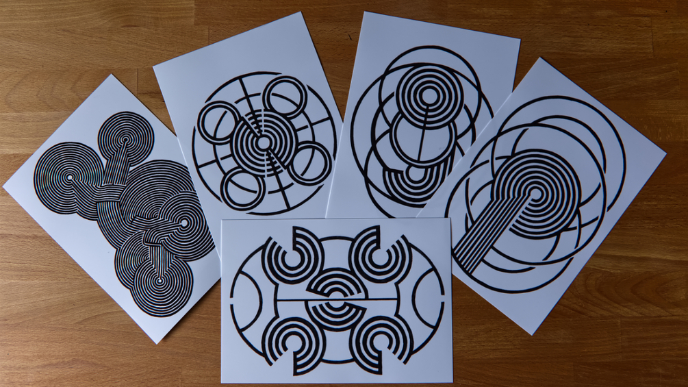 Geometric Continuous Form A5 Print - GCFSA5P2021.03