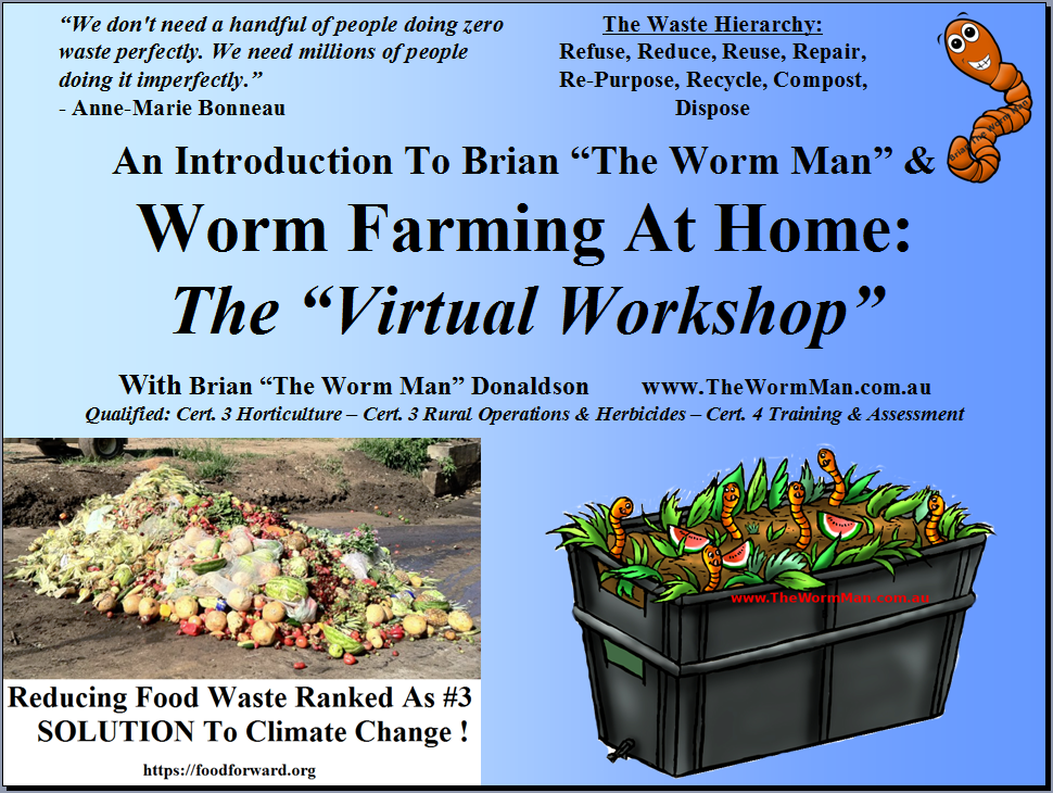Intro Video Only - Worm Farming At Home - The Virtual Workshop - With ...