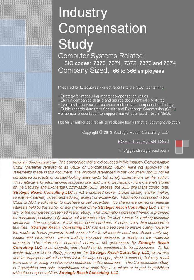 Industry Compensation Study #14