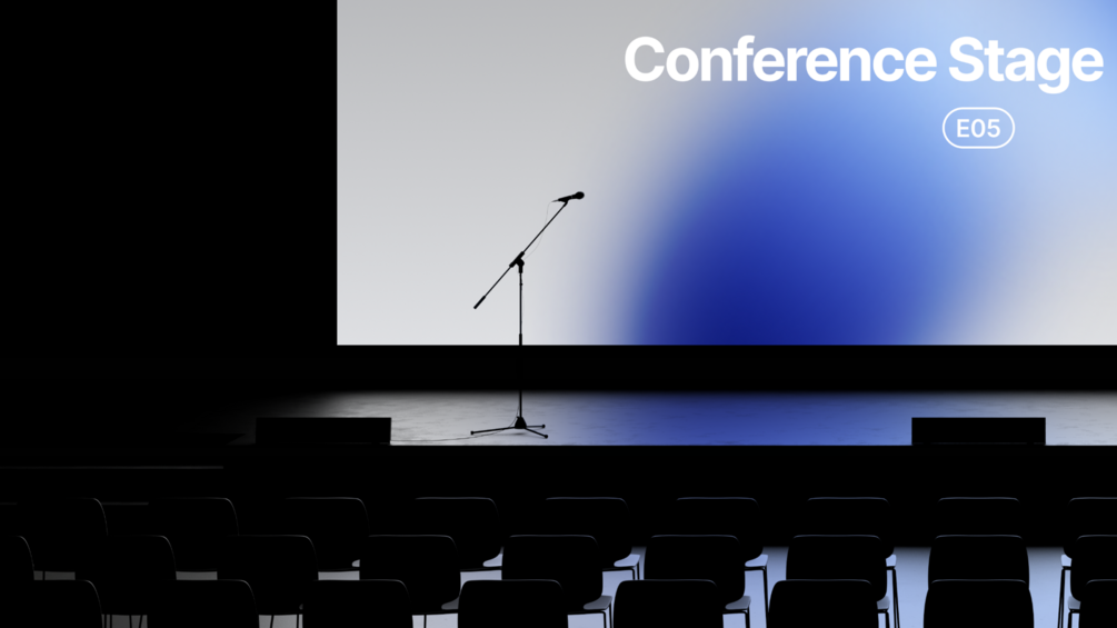 Conference Stage Mockup E05