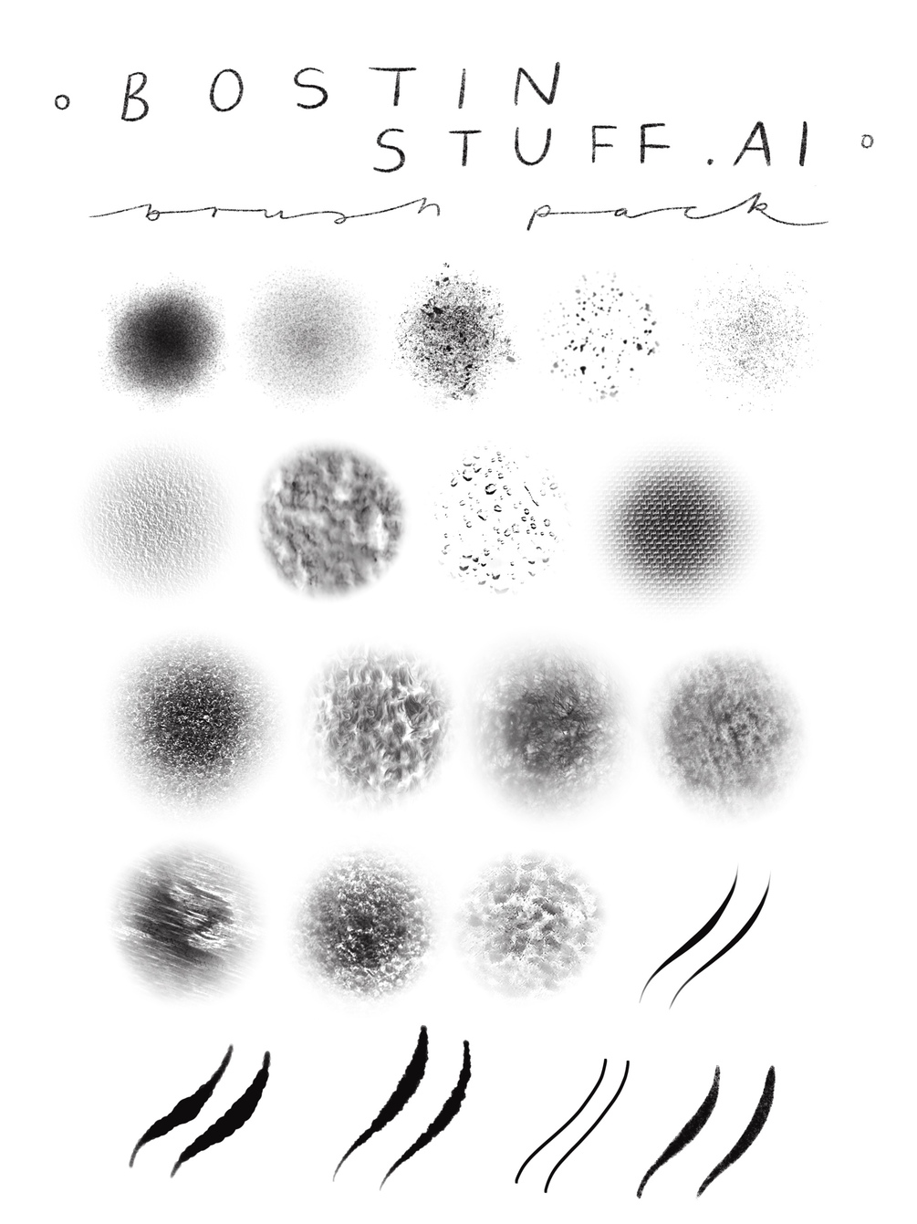 Procreate BRUSH PACK - 21 Brushes