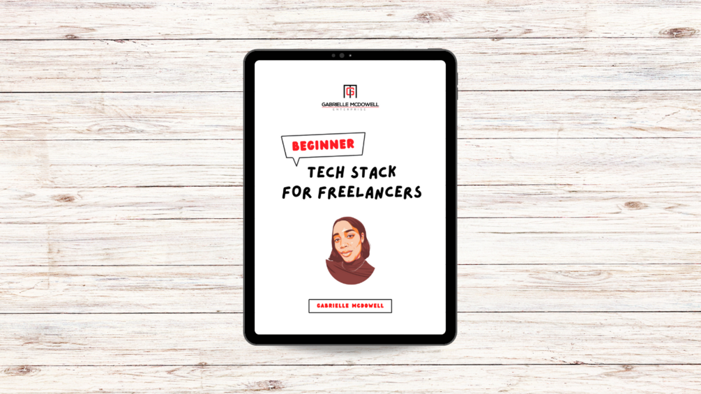 Beginner Tech Stack for Freelancers Booklet